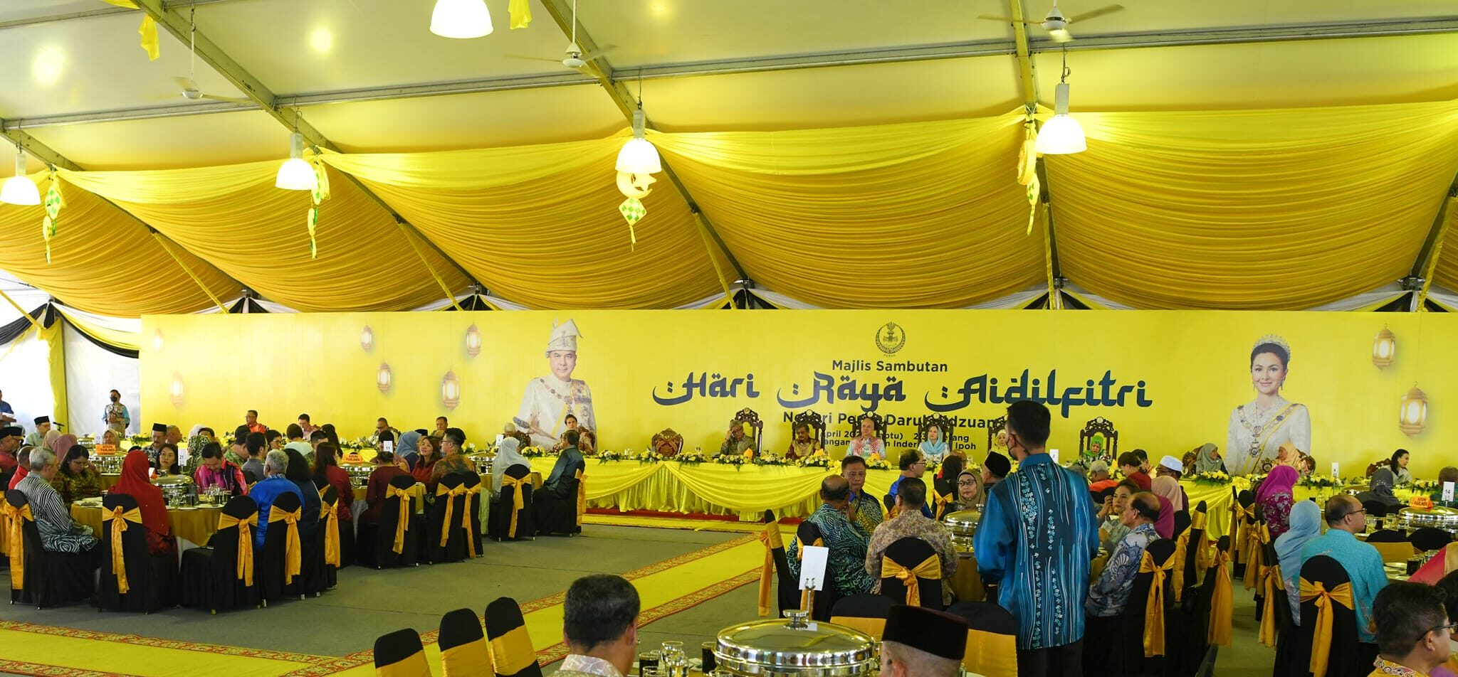 DYMM Paduka Seri Sultan Perak berkenan berangkat ke Majlis Sambutan ...