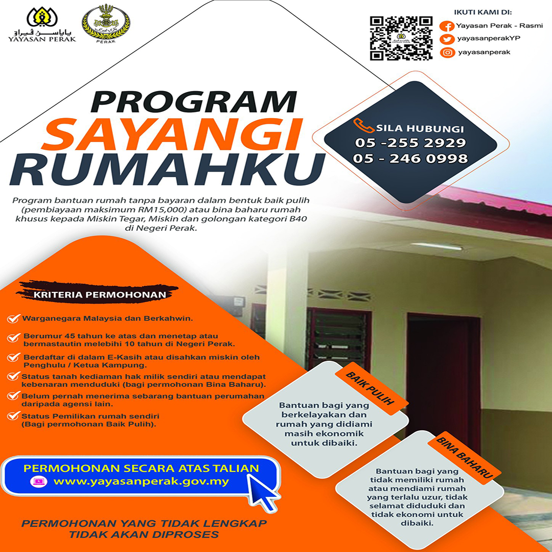 Permohonan Bantuan Program Sayangi Rumahku - My Ipoh | Your Digital Online Media News Community ...