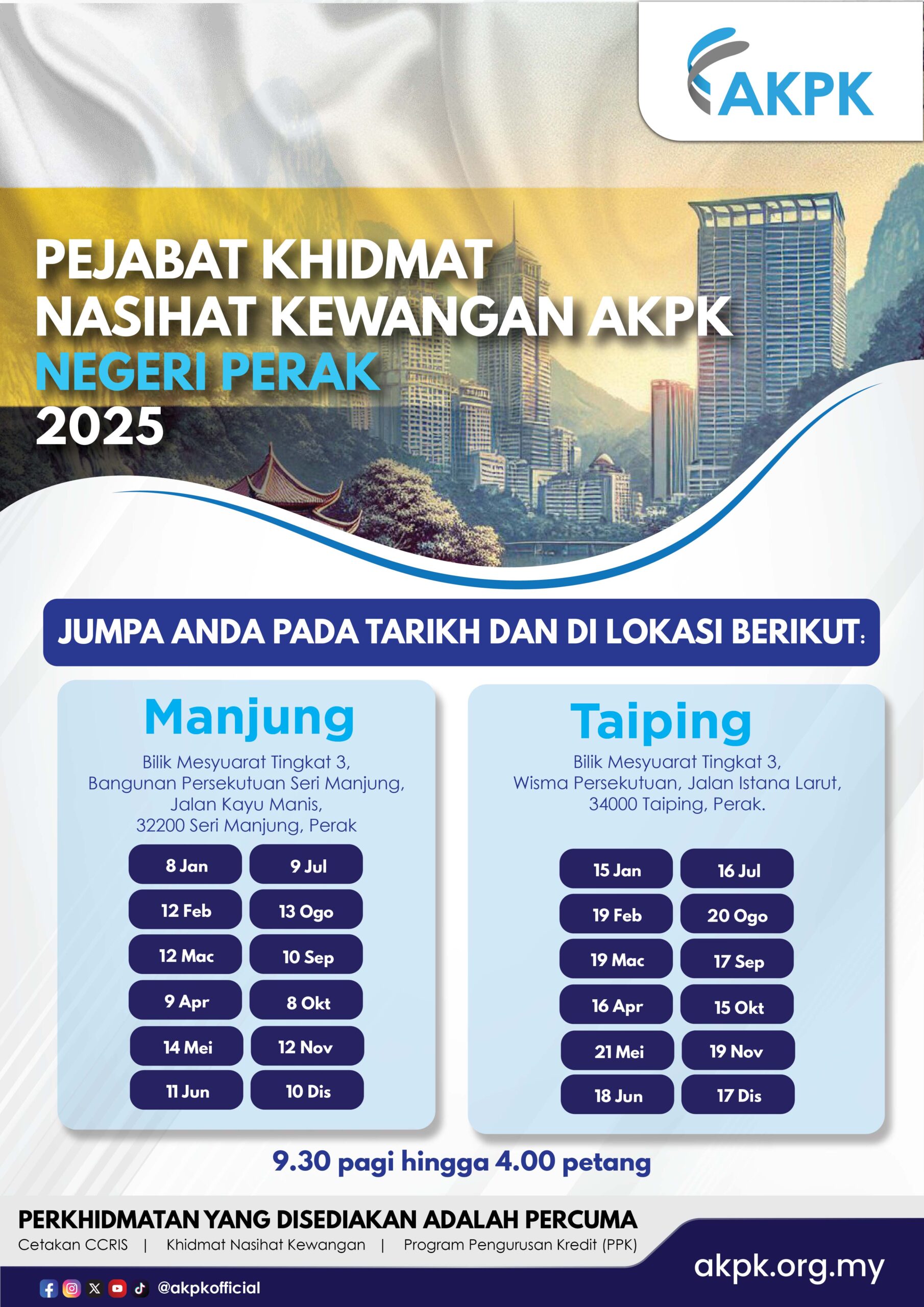AKPK Financial Advisory in Taiping & Manjung - My Ipoh | Your Digital ...